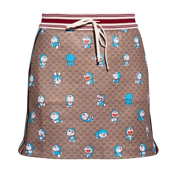 Gucci | Skirts | Doraemon X Gucci Technical Jersey Skirt | Poshmark